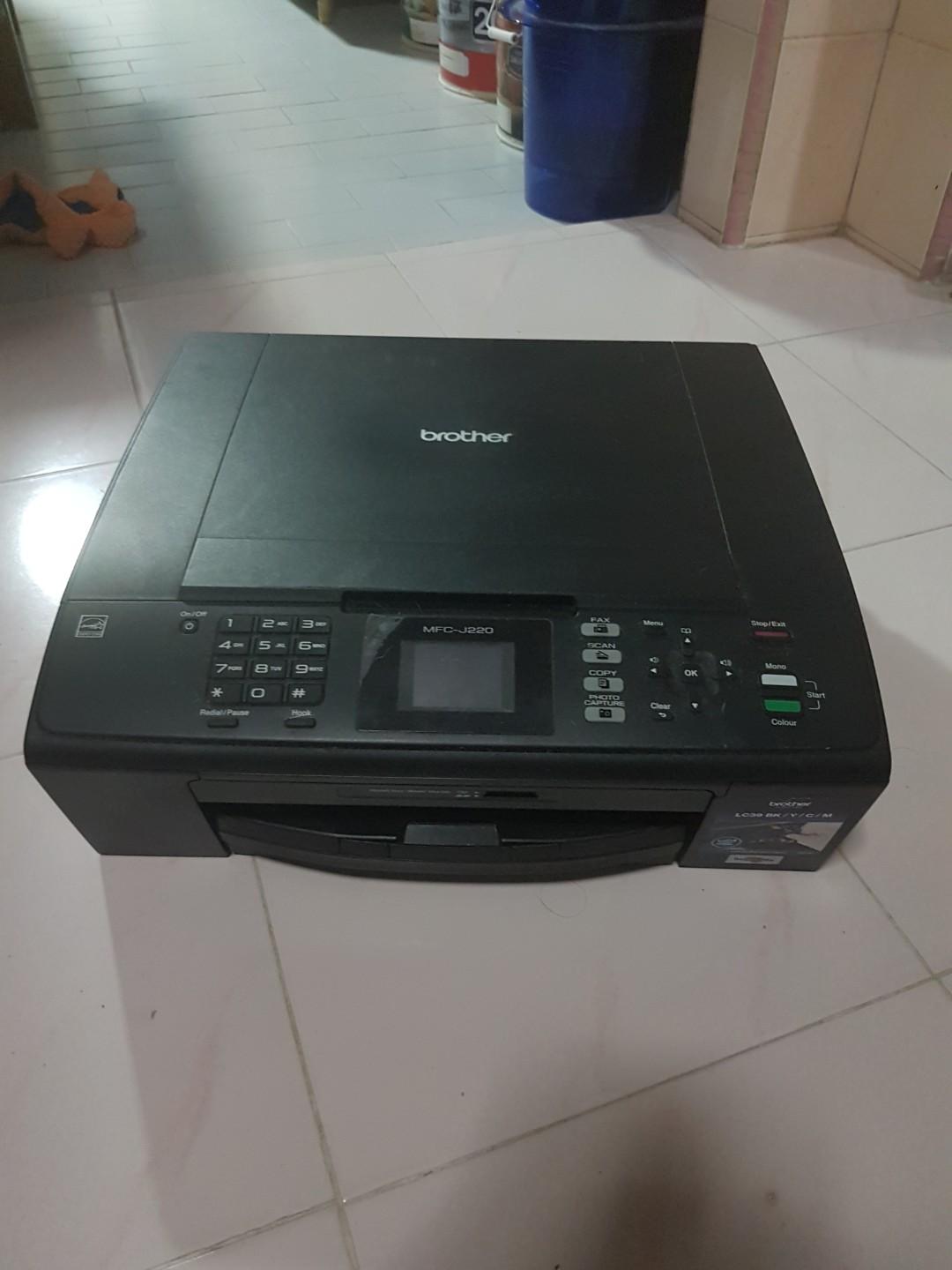 Brother Printer - MFC J220, Computers & Tech, Printers, Scanners ...