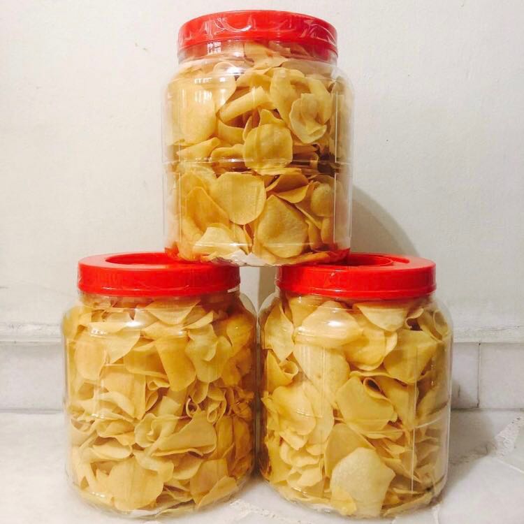 CNY Arrowhead/ Chiku Chips (Large), Food & Drinks, Packaged & Instant Food on Carousell
