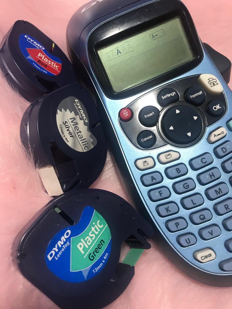 Dymo LetraTag, Hobbies & Toys, Stationary & Craft, Craft Supplies ...