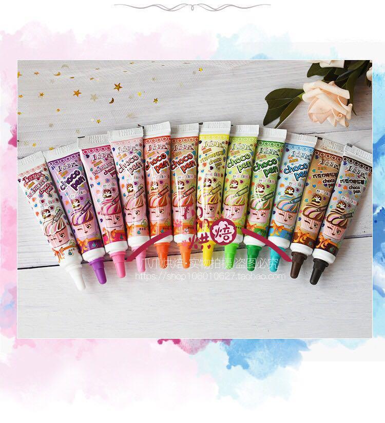 Edible Colour Tubes Icing Colouring Chocolate , Food & Drinks, Packaged ...