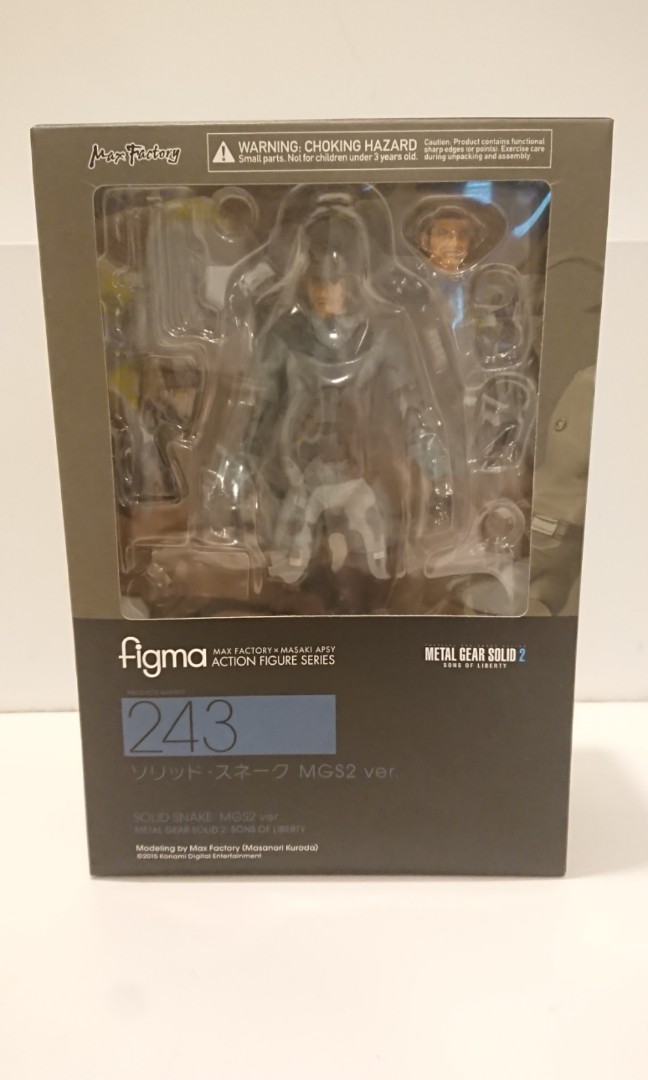 Figma 243 Solid Snake, Hobbies & Toys, Toys & Games on Carousell