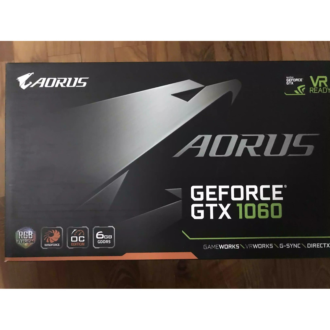 [GIGABYTE] NVIDIA AORUS GeForce® GTX 1060 6G Graphics Card, Computers ...