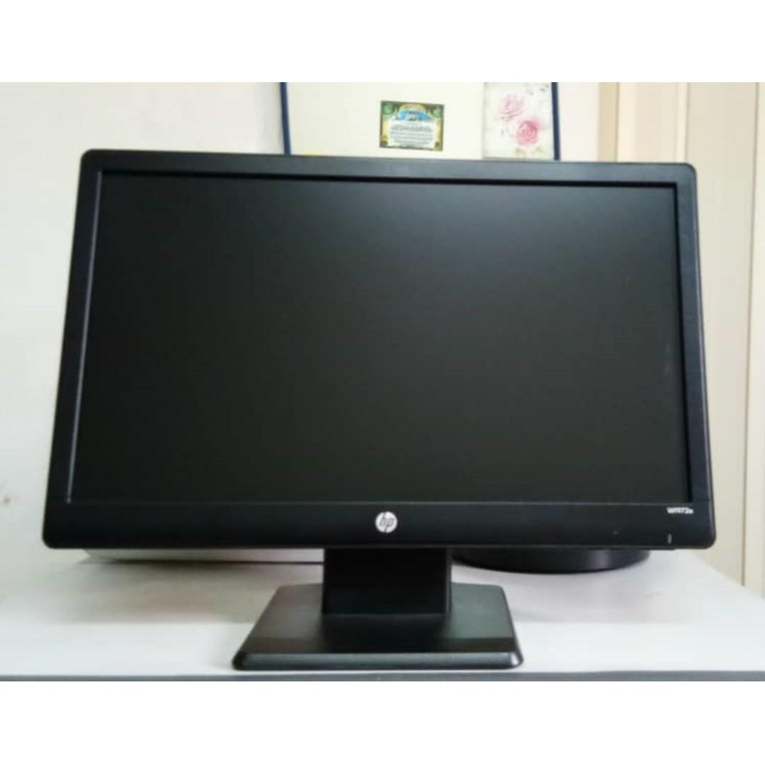 HP W1972a Model 15'' Monitor with inbuild speaker, Computers & Tech ...