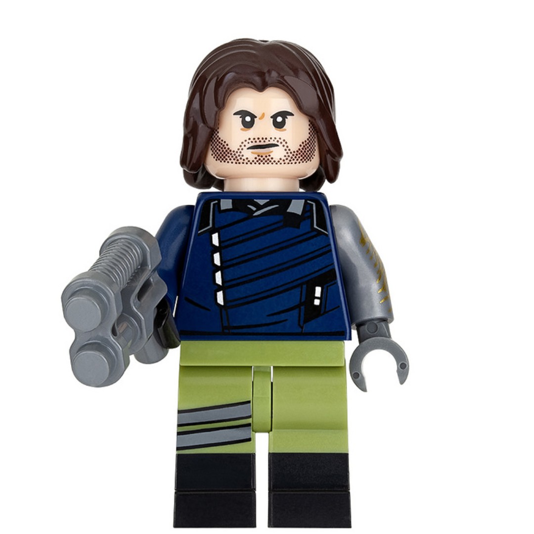 Lego Minifigure - Winter Soldier / White Wolf (Marvel Bricktober ...