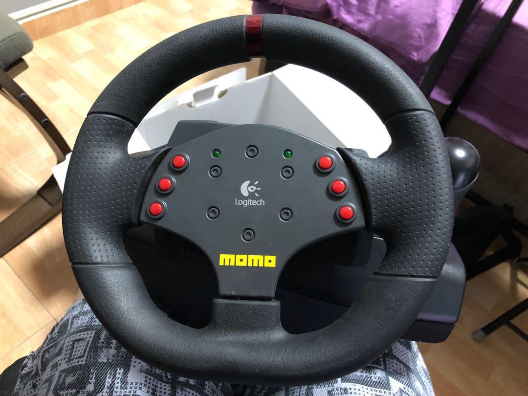 MOMO Racing Force Feedback Wheel, Video Gaming, Video Game Consoles ...