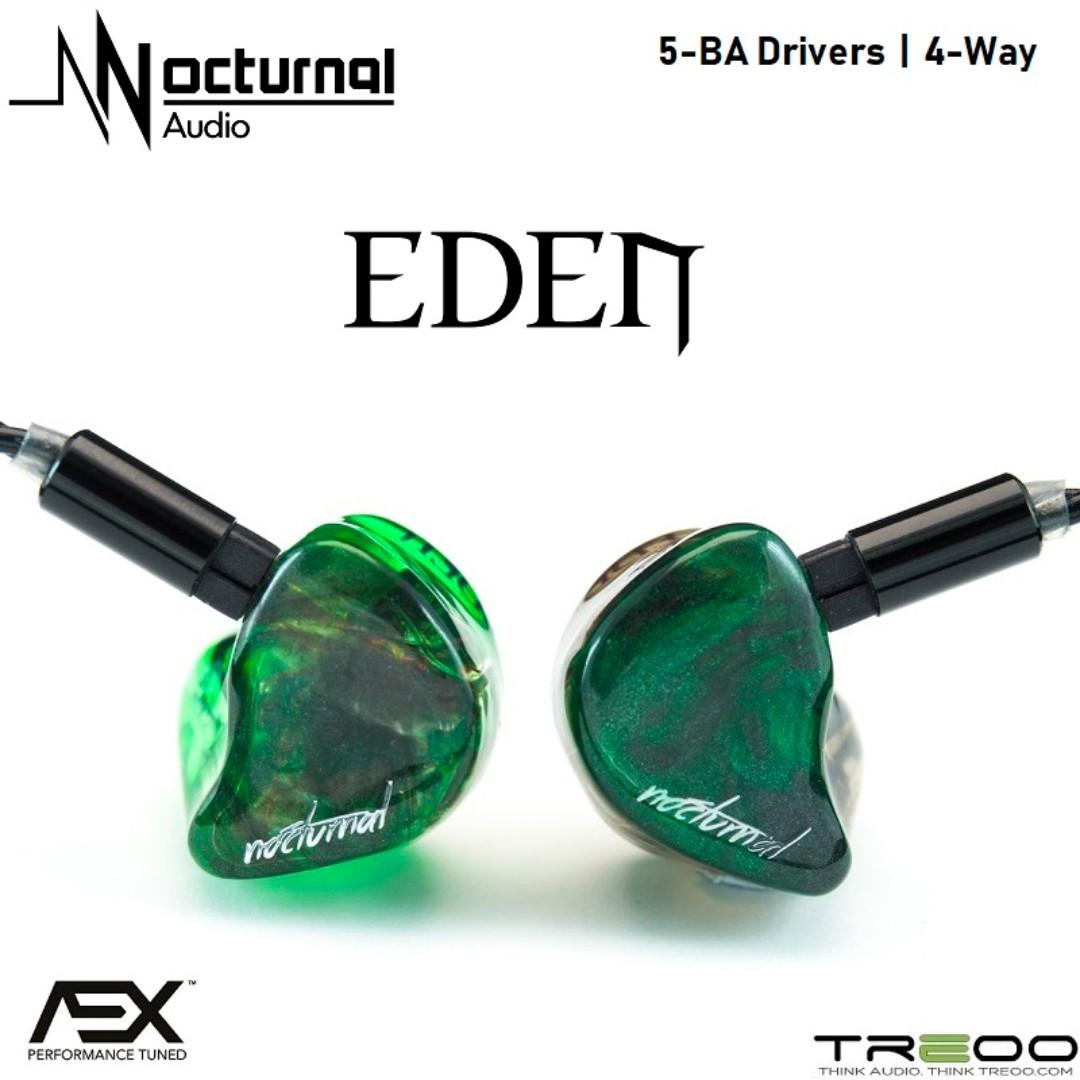 NocturnaL Audio Eden 5-Driver Custom In-Ear Monitors (CIEM), Audio ...