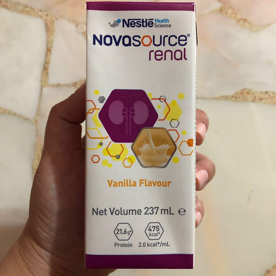 Novasource Renal (Nestle), 237ml per packet, Health & Nutrition, Health ...