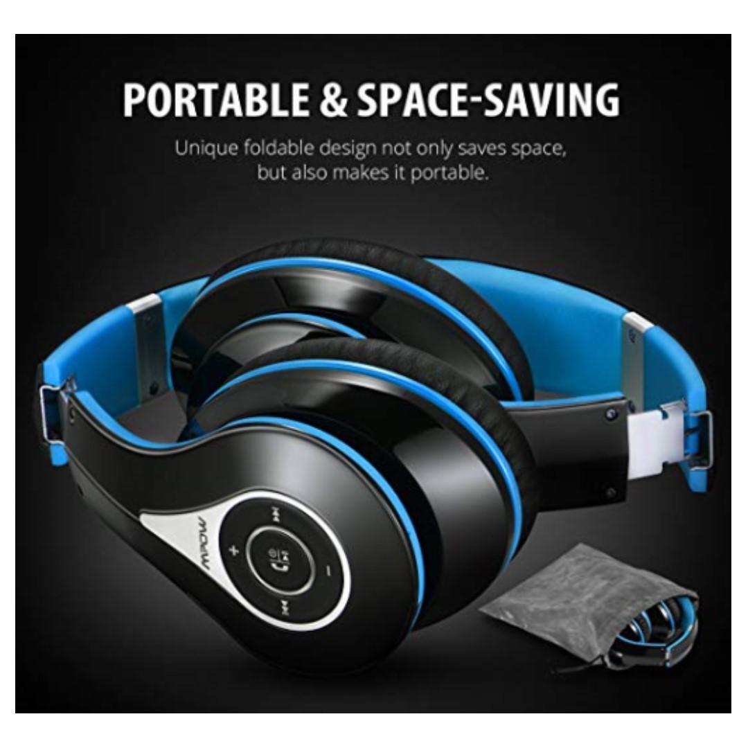 P15 Mpow Bluetooth Headphones Over Ear Headphones, Foldable Stereo ...