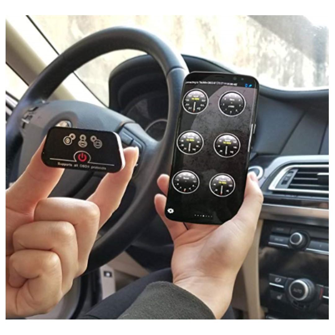 P15 Vgate iCar 2 Mini OBD2 II Bluetooth Car Diagnostic Scanner Torque ...