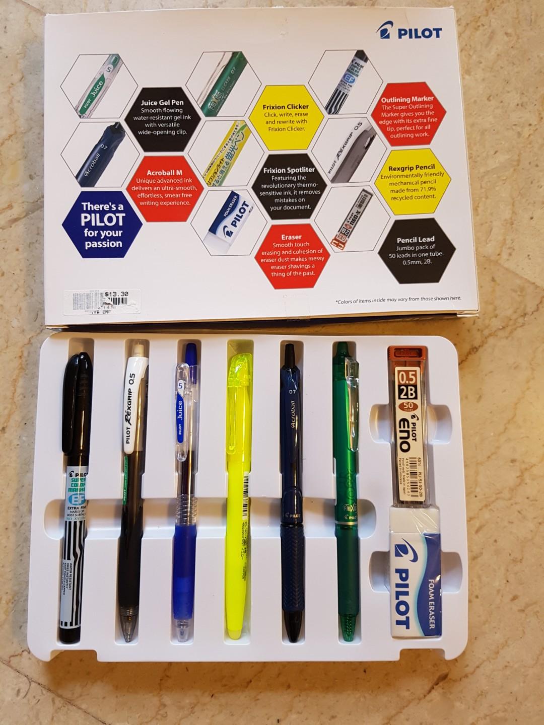 Pilot Stationery Set, Hobbies & Toys, Stationery & Craft, Stationery ...