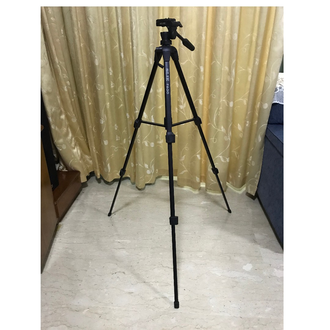SLIK F630 TRIPOD WITH 3 WAY PANHEAD, Photography, Photography ...