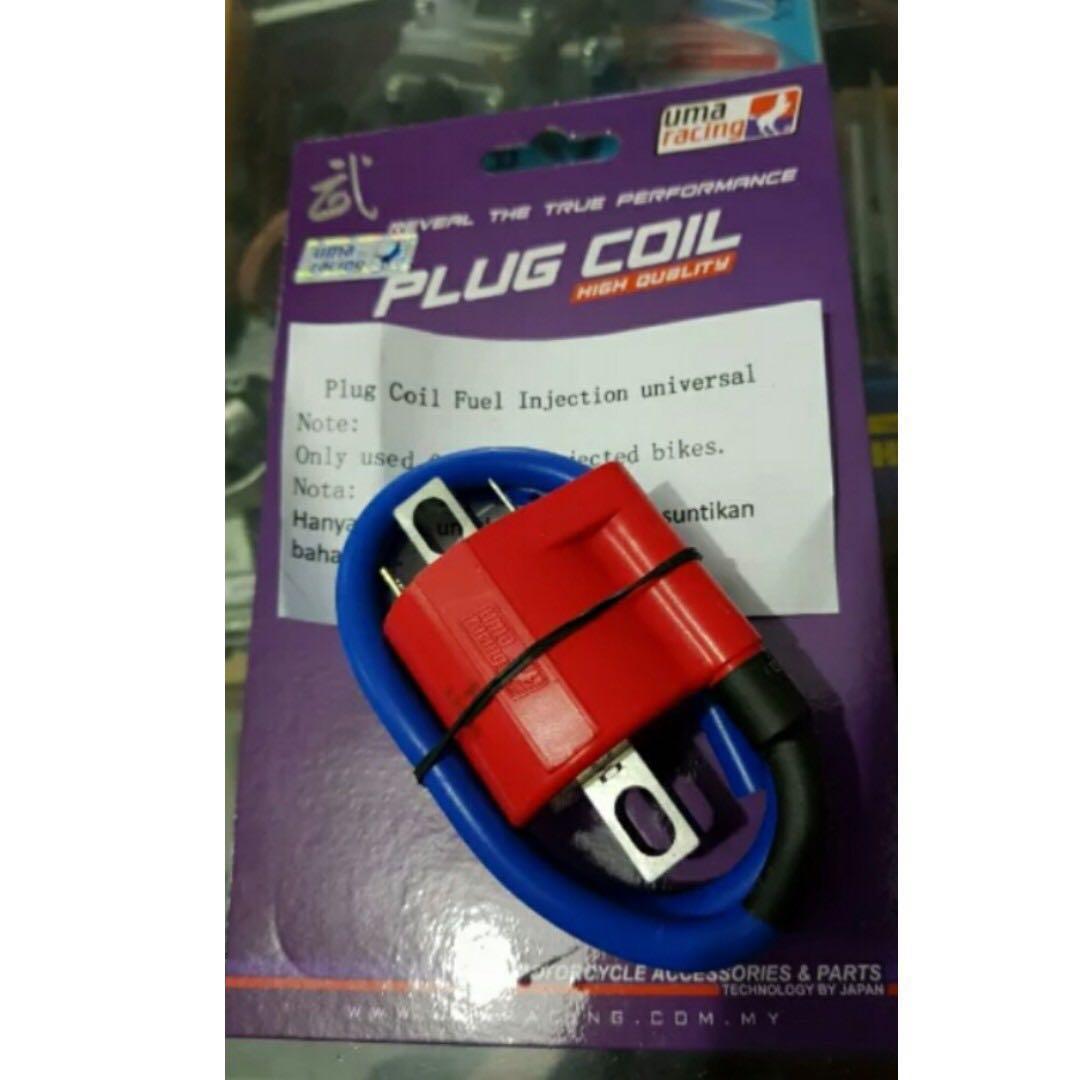 SNIPER 150 AEROX 155 UMA RACING PLUG COIL, Motorcycles, Motorcycle ...