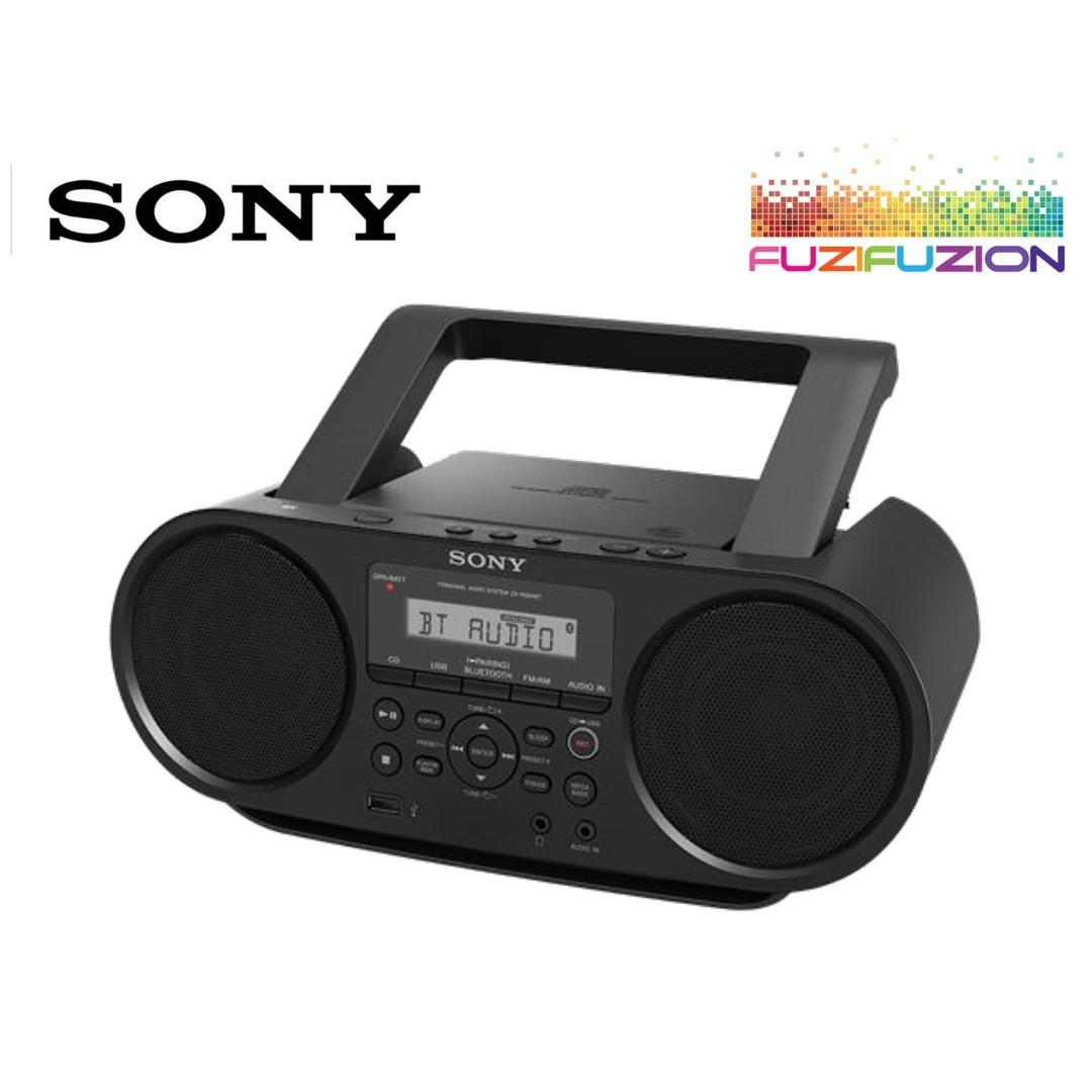 Sony ZS-RS60BT CD Portable Player Boombox w/ Bluetooth **FREE DELIVERY ...