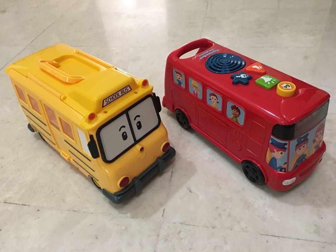 Vtec bus and yellow bus, Babies & Kids, Infant Playtime on Carousell