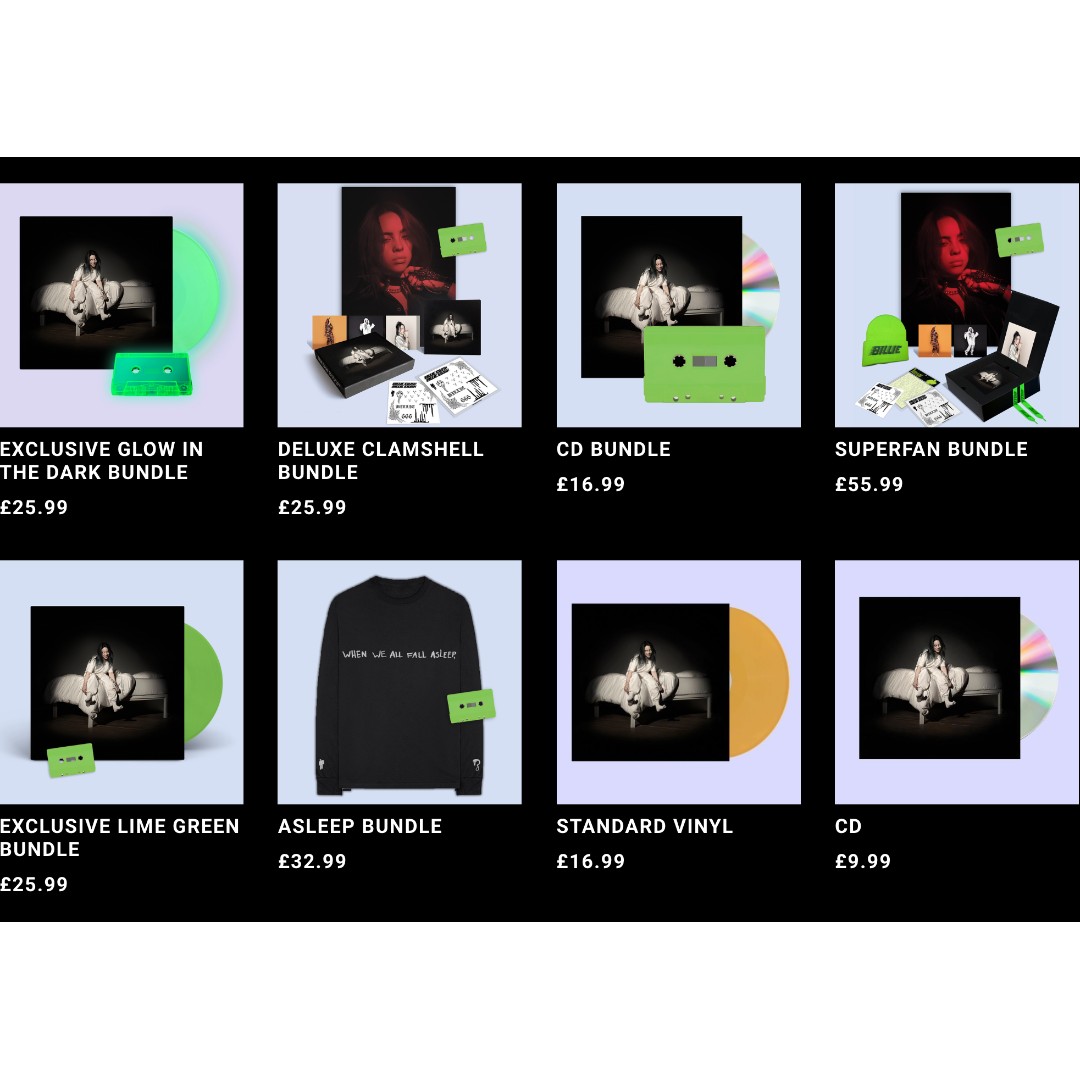 billie eilish vinyl bundle - munimoro.gob.pe