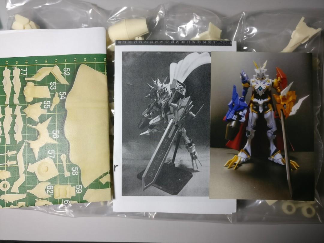 Digimon Omegamon X (Garage Kit/Resin Kit), Hobbies & Toys, Collectibles ...