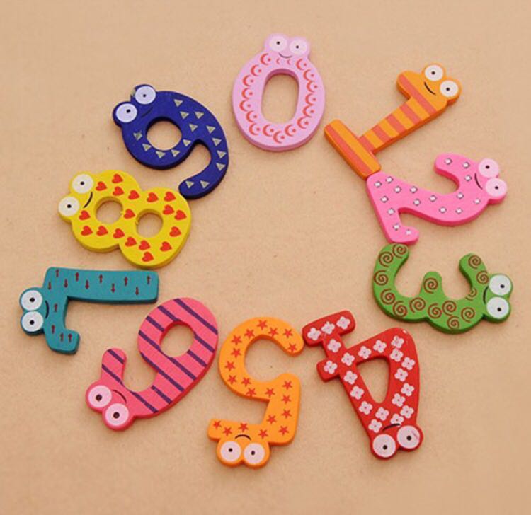 Fridge refrigerator white board magnetic numbers, Hobbies & Toys, Toys ...