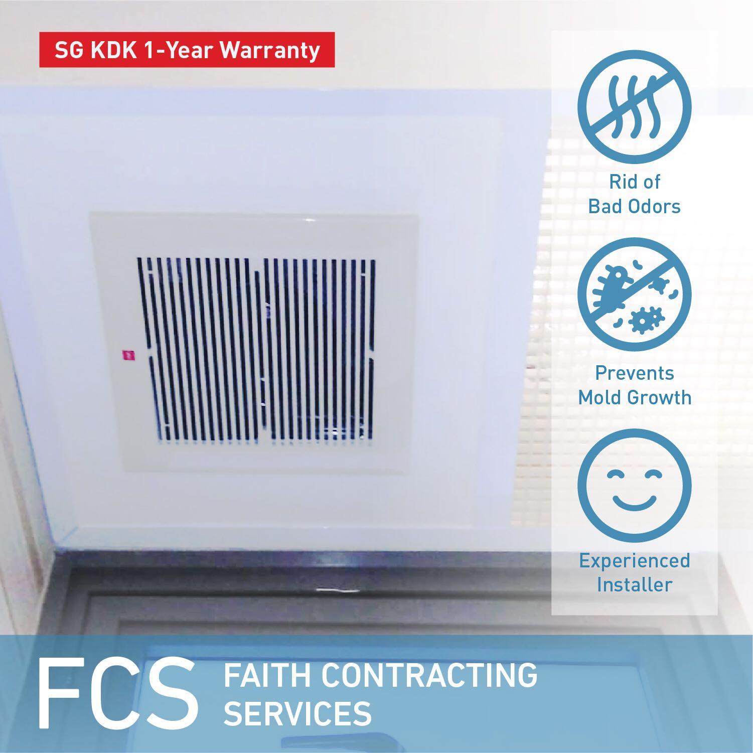 Kdk Ceiling Exhaust Fan 24cuf | Shelly Lighting