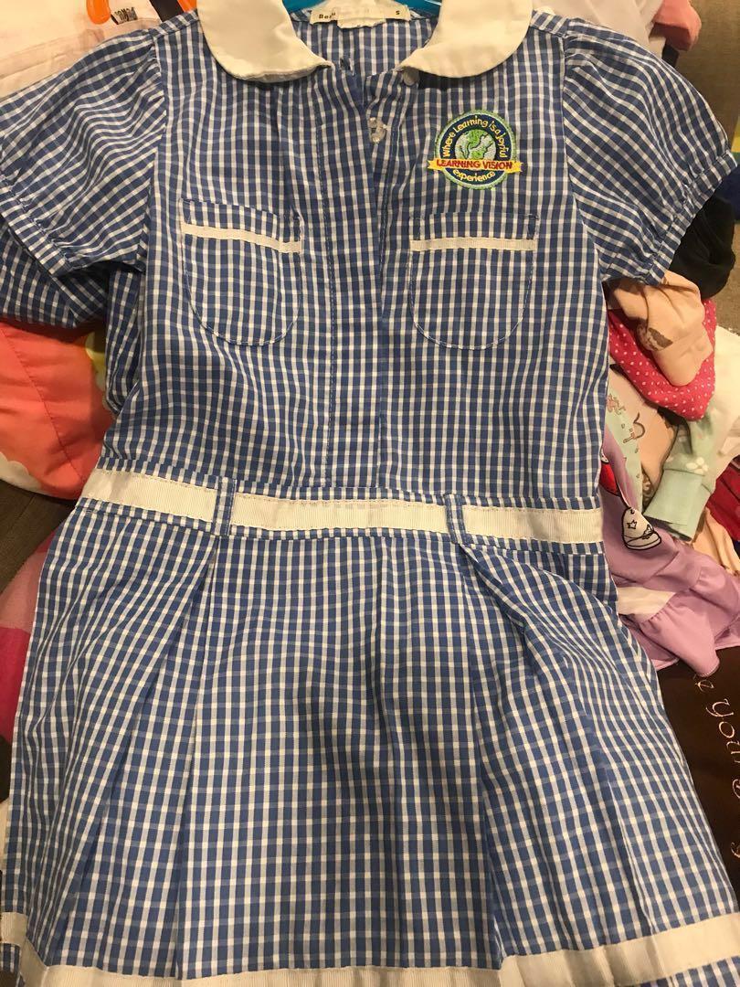 Learning Vision Uniforms (Girl) M, Babies & Kids, Babies & Kids Fashion ...