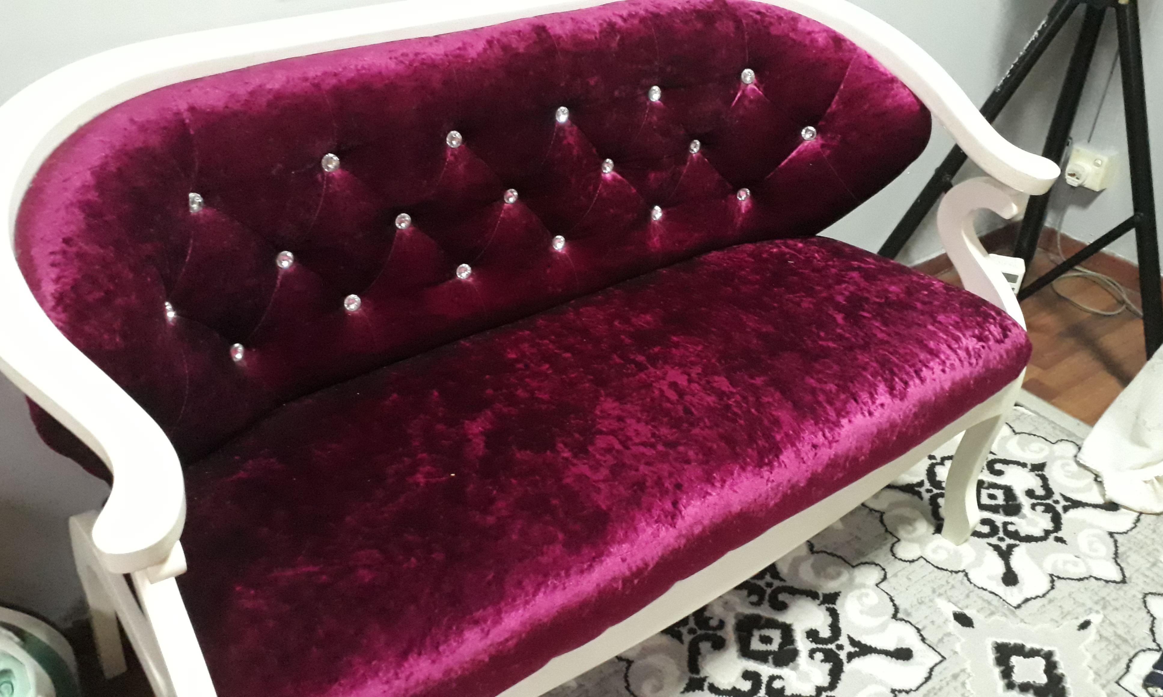 Luxury mini sofa, Furniture & Home Living, Furniture, Sofas on Carousell