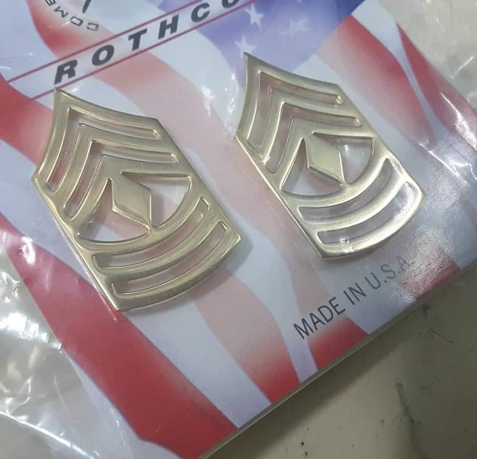 MILITARY RANK COLAR PIN USN USMC US ARMY USAF, Hobbies & Toys ...