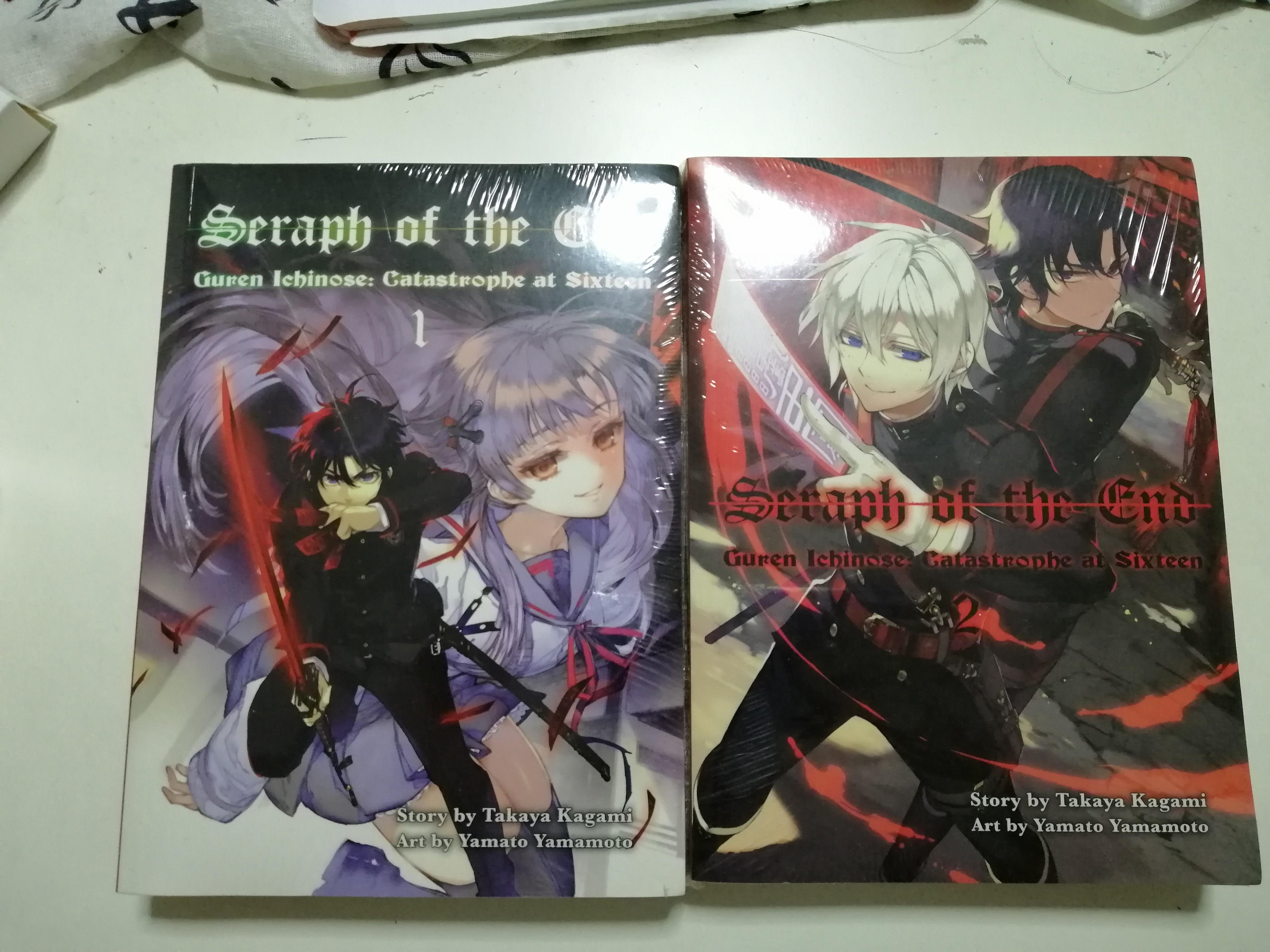 Owari no Seraph novel (Ichinose Guren), Entertainment, J-pop on Carousell
