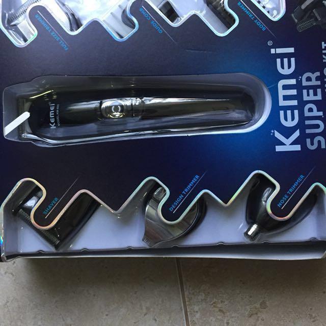 Rechargeable batteries Kemei hair shaver super grooming kit model KM ...