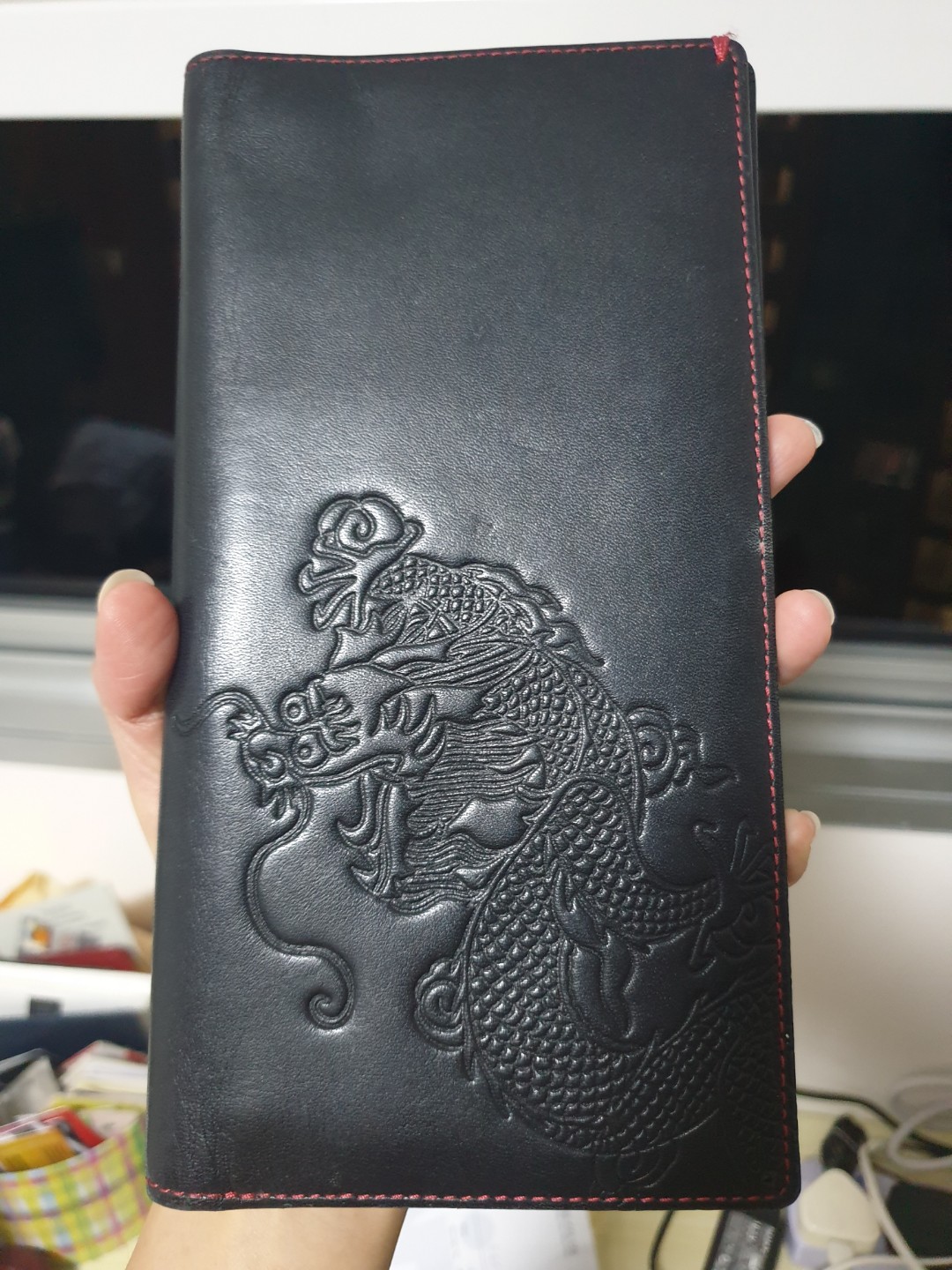 Shanghai Tang Dragon Leather travel wallet, Luxury, Bags & Wallets on ...
