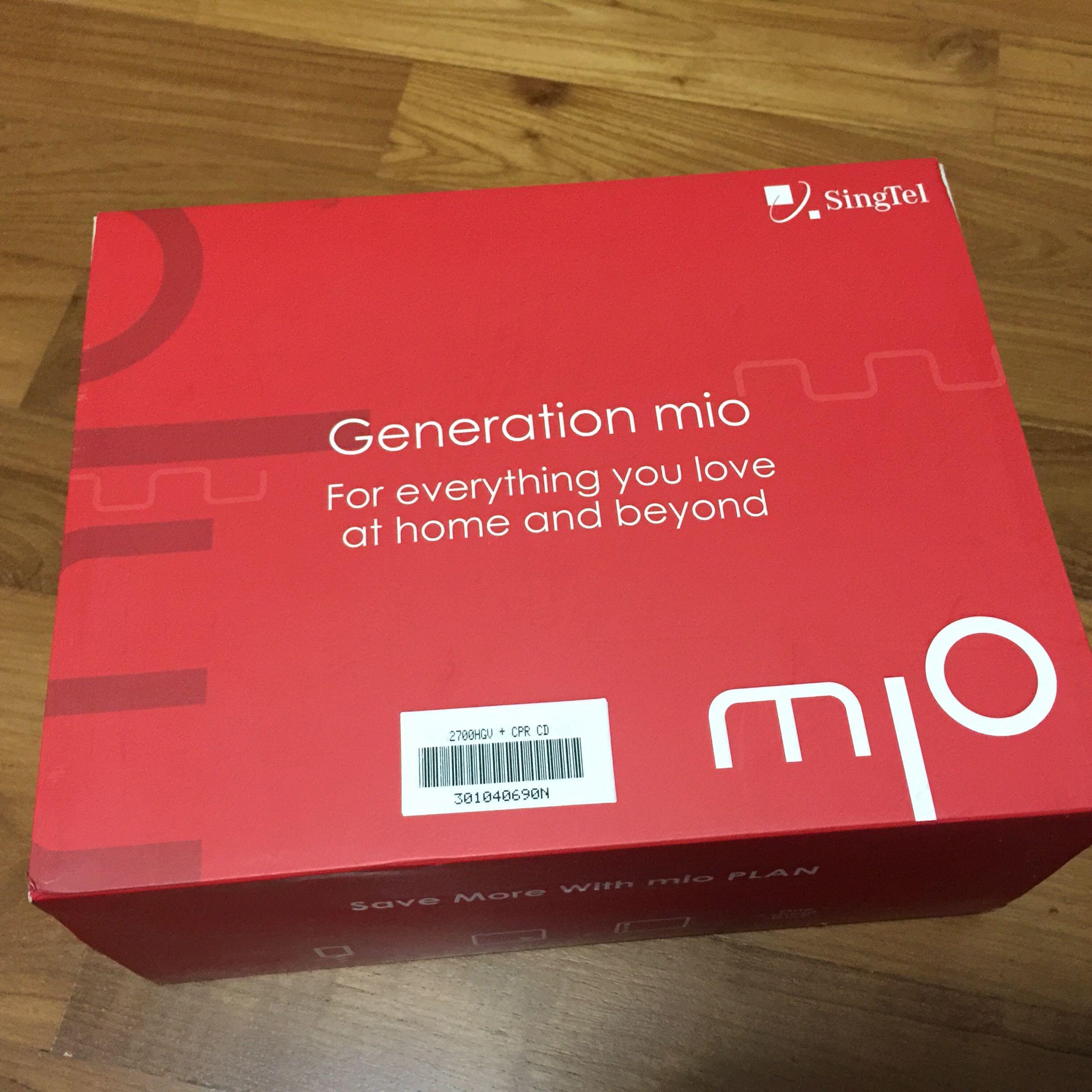 SingTel Mio ADSL Wireless G Modem Router, Computers & Tech, Parts ...