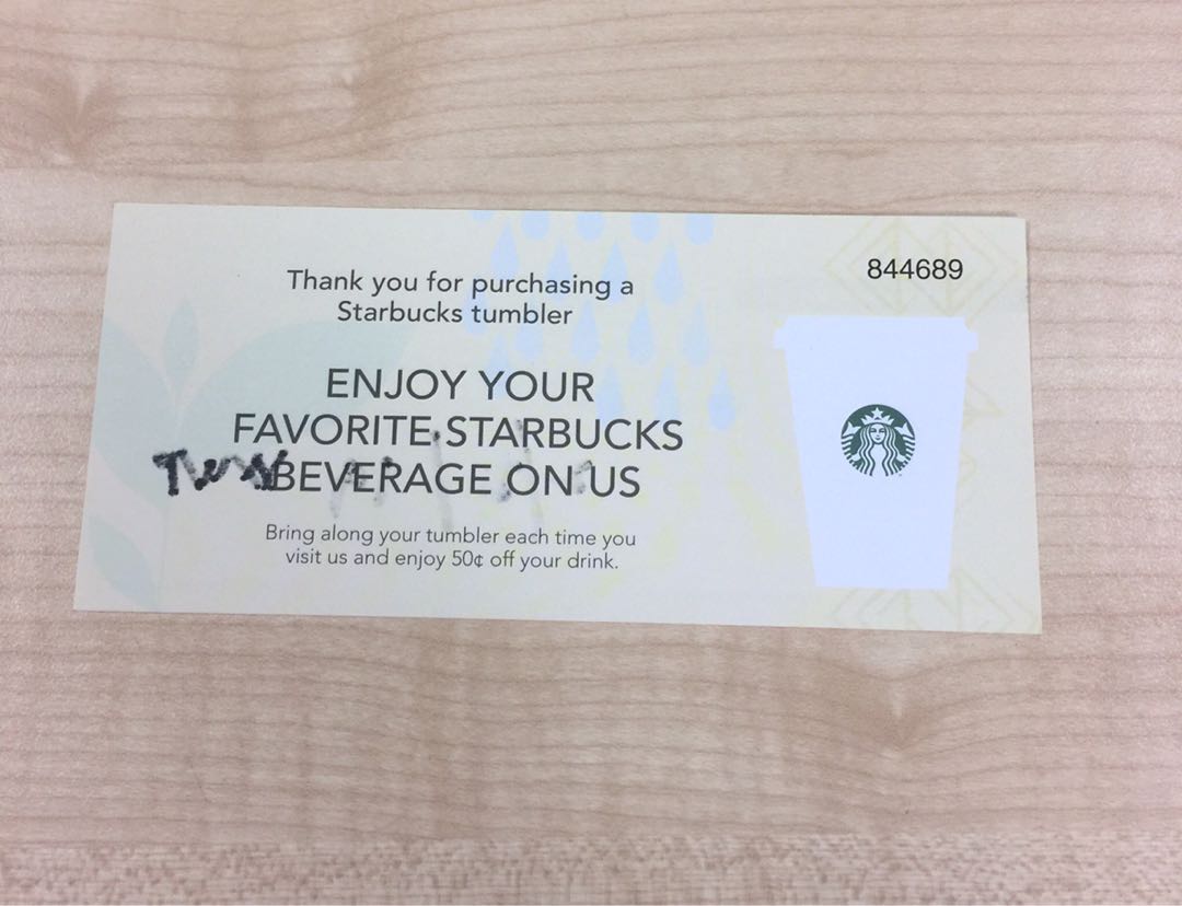 Starbucks Voucher, Tickets & Vouchers, Vouchers on Carousell