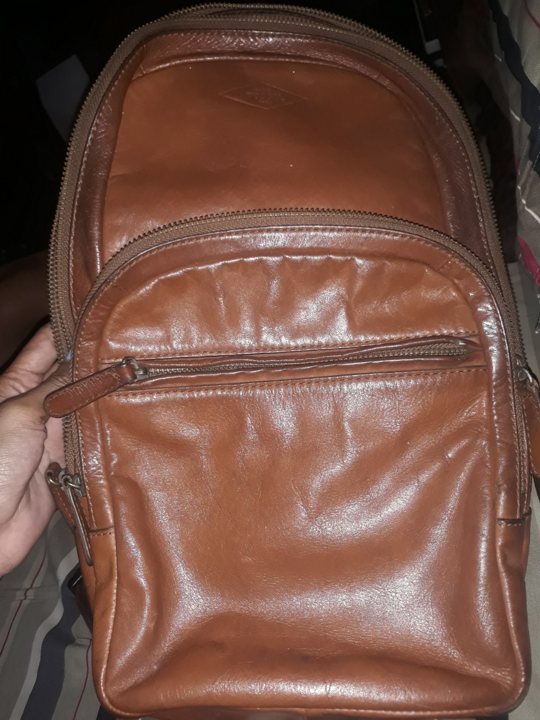 Tas Ransel Mini Fossil Authentic Vintage, Fesyen Pria, Tas & Dompet ...