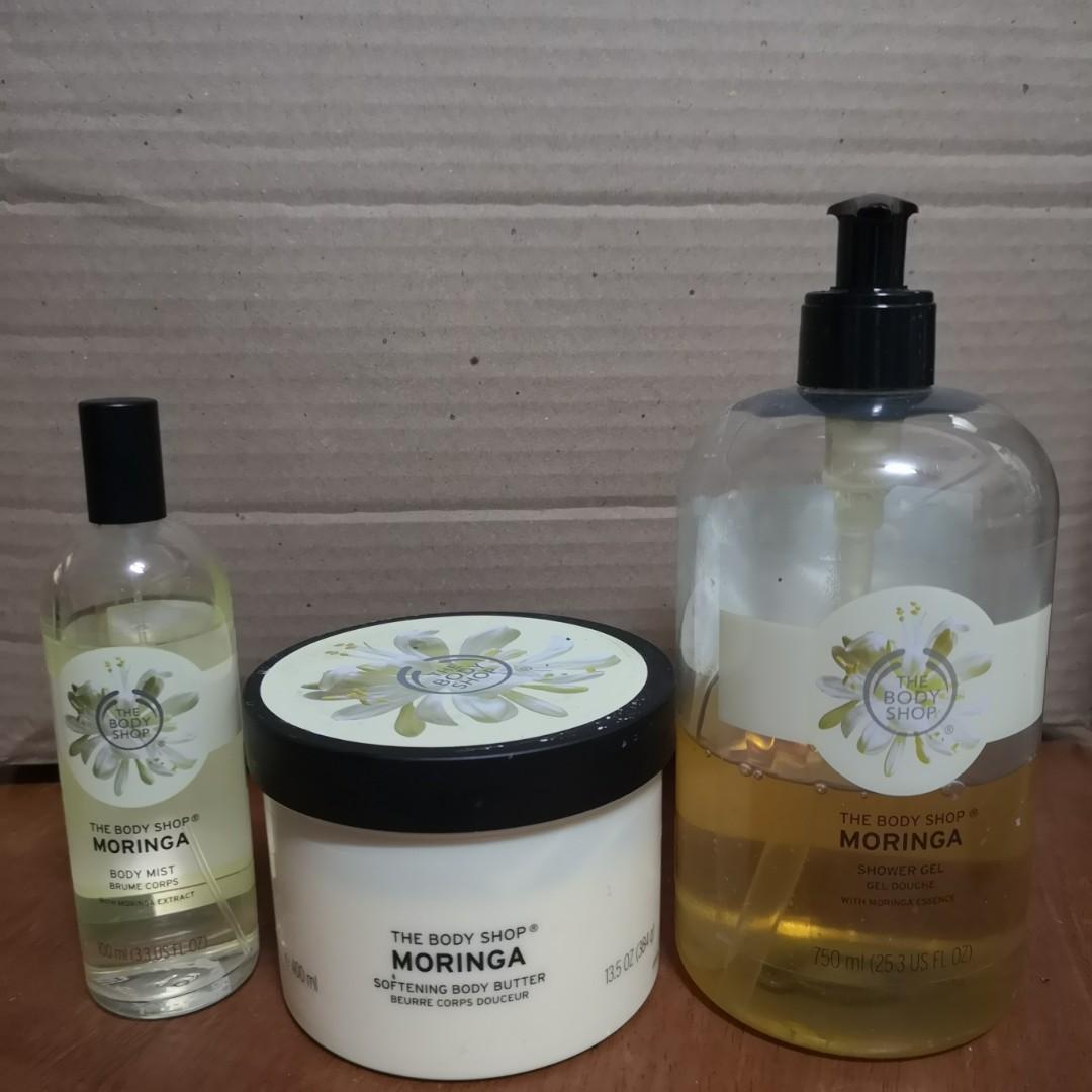 The Body Shop Moringa bundle, Beauty & Personal Care, Bath & Body, Body ...