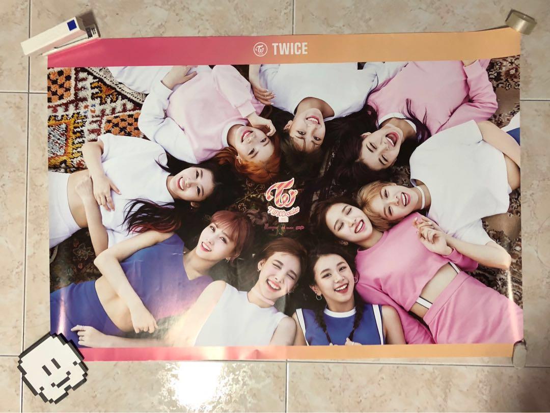 Twice Poster, Hobbies & Toys, Memorabilia & Collectibles, K-Wave on ...