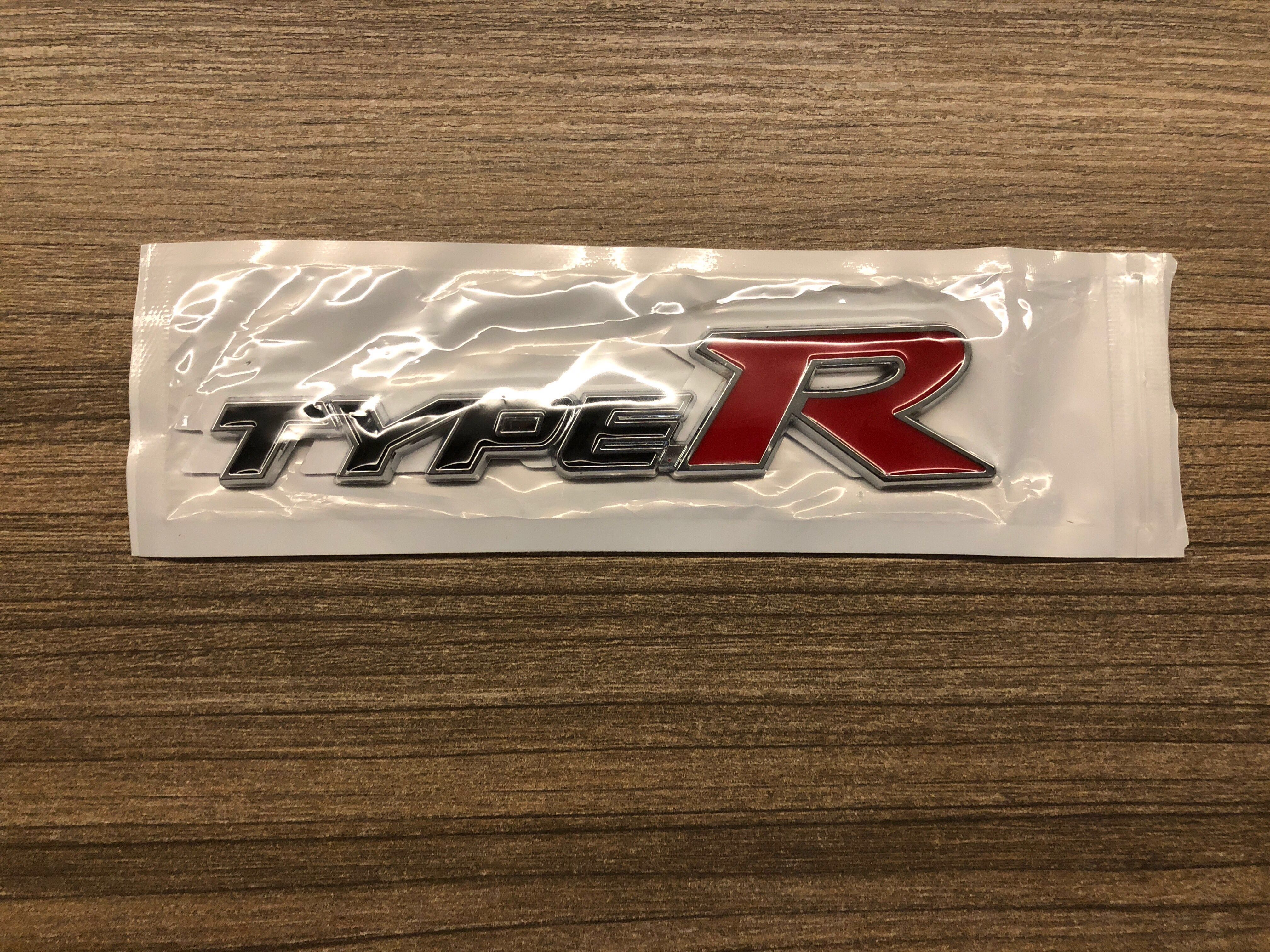 Type R emblem logo, Car Accessories, Accessories on Carousell