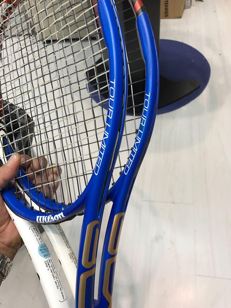 Wilson BLX Tour Limited Tennis Racket, Sports Equipment, Sports & Games ...