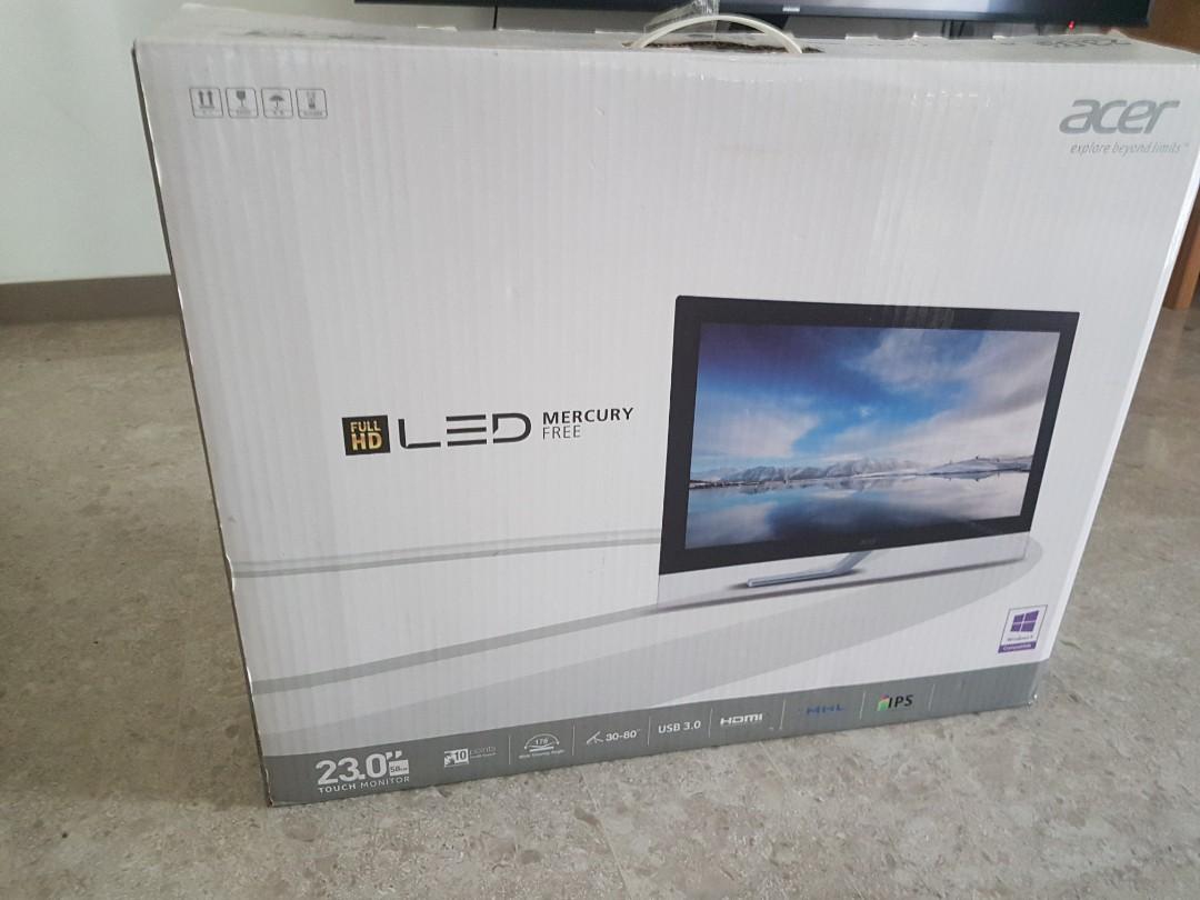 Acer touch screen pc monitor 23", Computers & Tech, Parts & Accessories ...