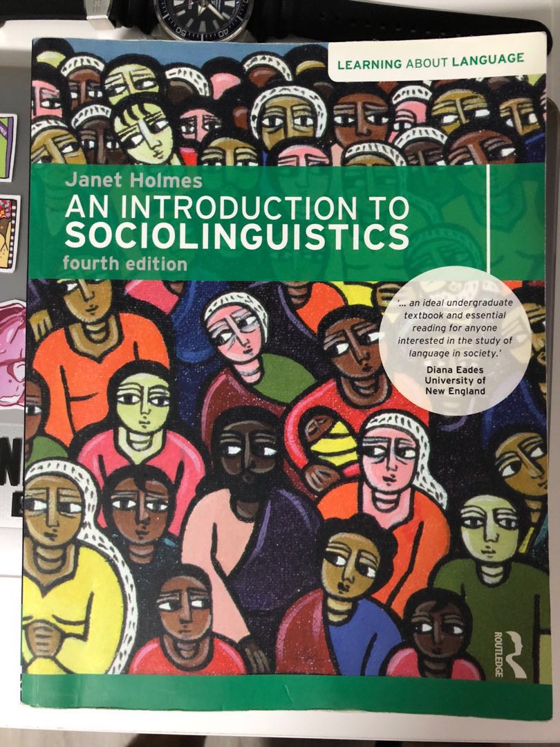 An Introduction To Sociolinguistics By Janet Holmes 4th Ed Hobbies And Toys Books And Magazines