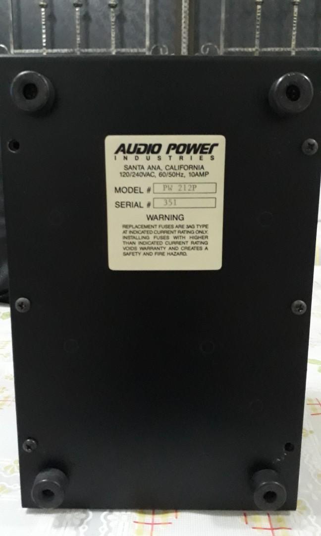 Audio power Industries, Audio, Other Audio Equipment on Carousell
