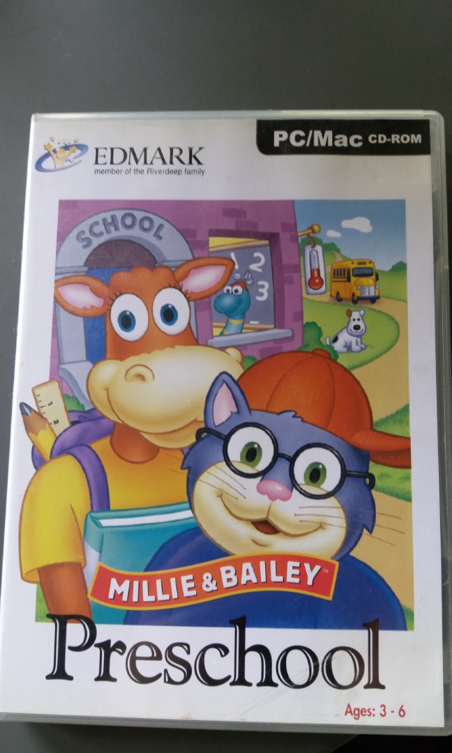 EDMARK Millie & Bailey Preschool PC games 3~6 ages, 興趣及遊戲, 玩具 & 遊戲類 ...