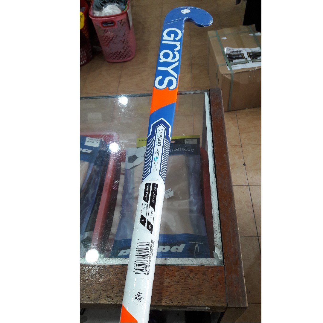 Grays GX 2000 Ultrabow Hockey Stick (Blue), Sports Equipment, Sports ...