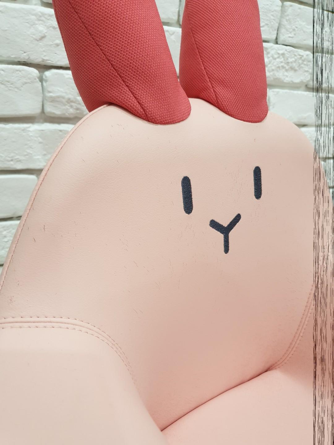 Iloom aco chair kids sofa bunny pink, Furniture & Home Living, Furniture, Chairs on Carousell