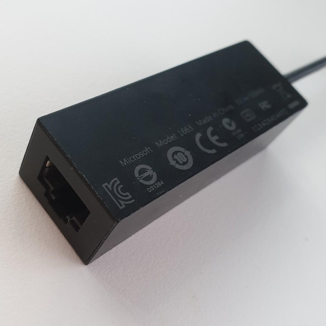 Microsoft Surface USB 3.0 Gigabit Ethernet Adapter Model 1663 #MRTTampines, Computers & Tech ...