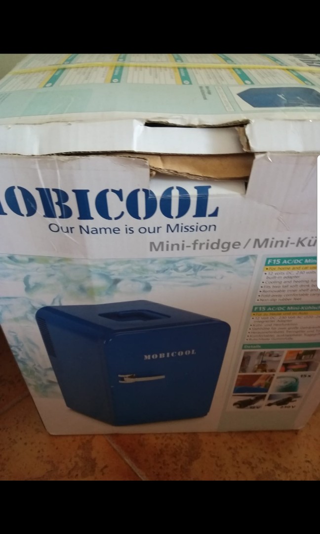 Mobicool F15 Thermoelectric Mini Fridge Blue 14 Litre., TV & Home ...