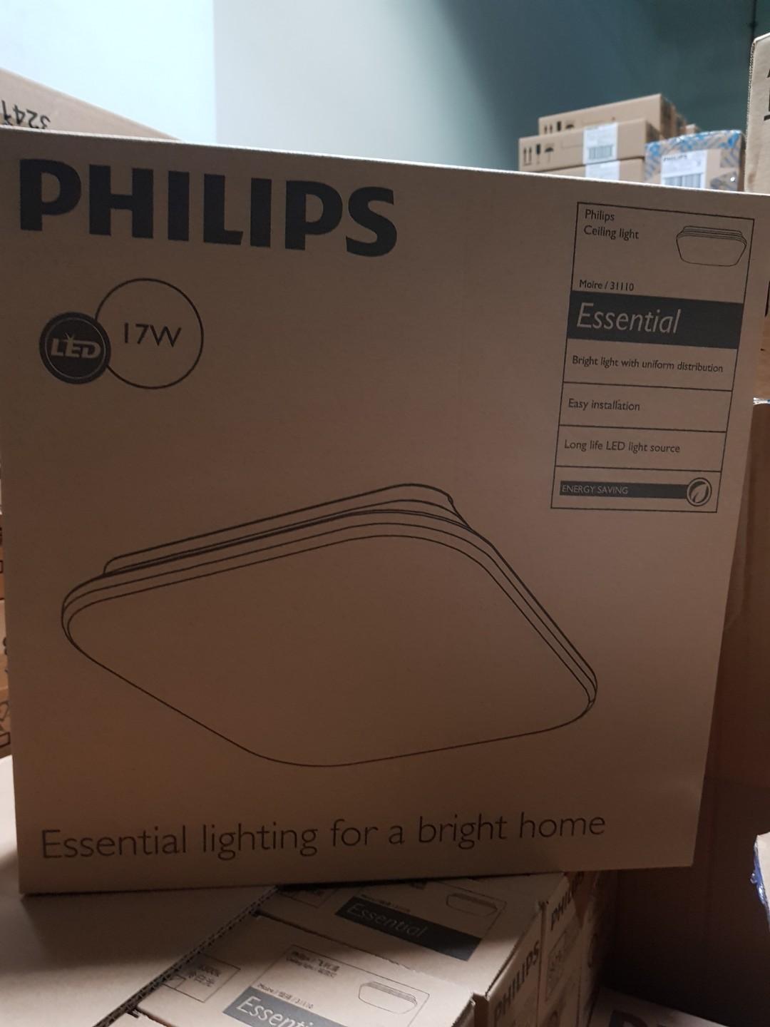 [Philips] 17W led ceiling light/white light, Furniture & Home Living ...