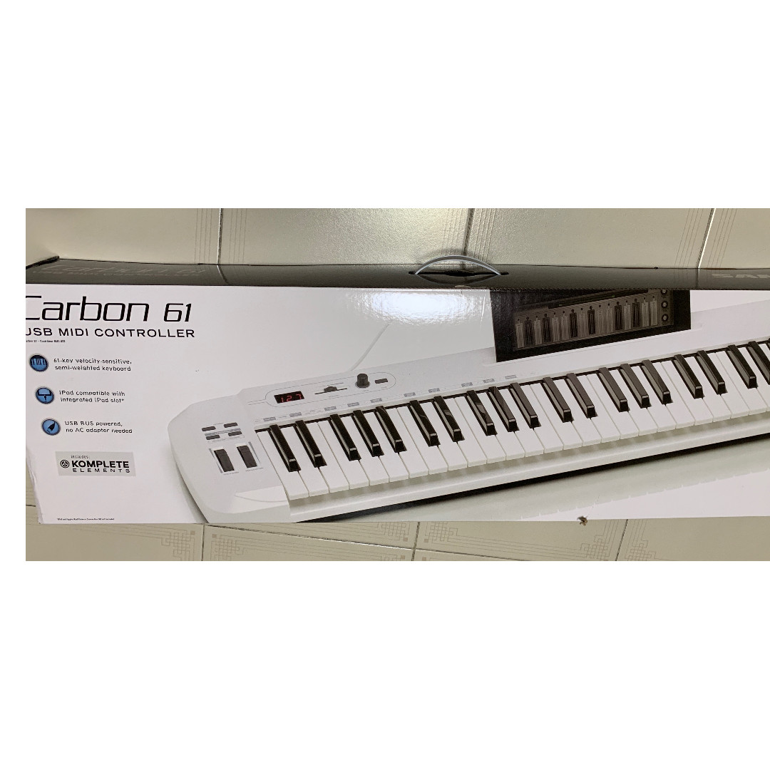 Samson Carbon 61 - USB MIDI Controller, Hobbies & Toys, Music & Media ...