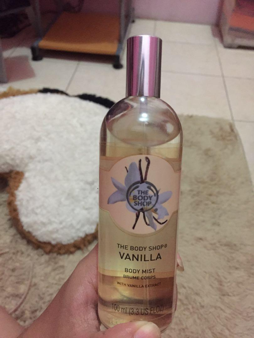 The Body Shop Vanilla Body Mist, Kesehatan & Kecantikan, Parfum, Kuku ...