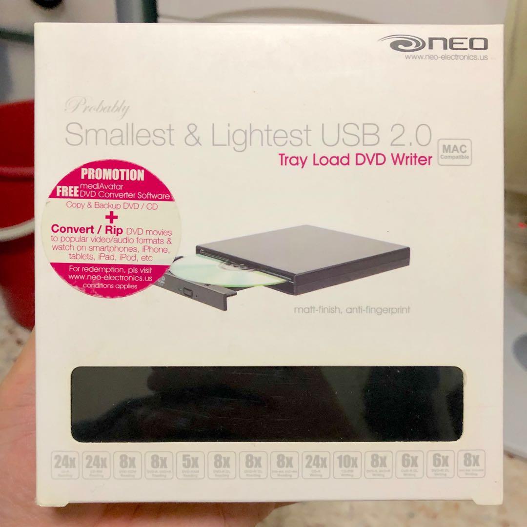 Tray Load DVD writer USB 2.0, Computers & Tech, Parts & Accessories ...
