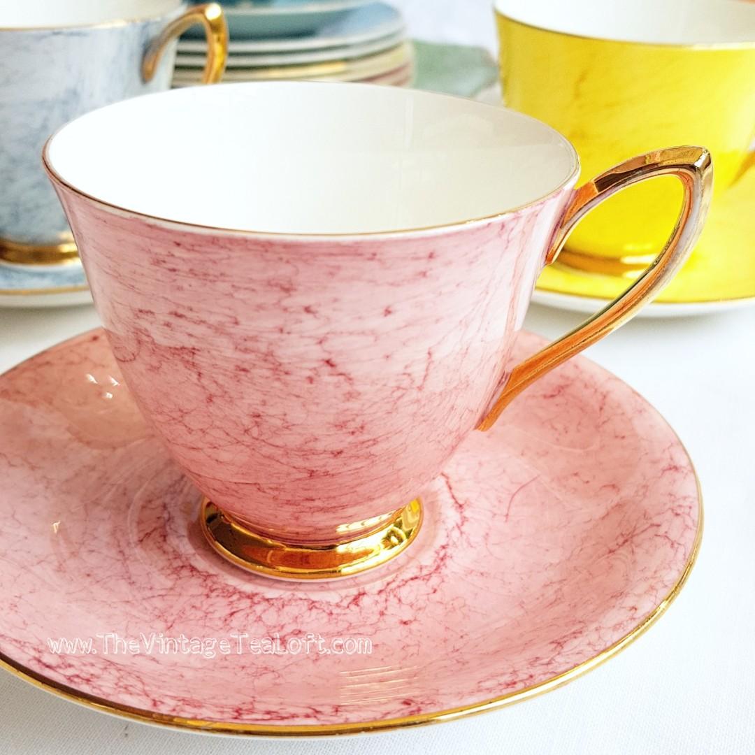 SOLD!!! Vintage Royal Albert Harlequin Tea Set for 6, Hobbies & Toys ...