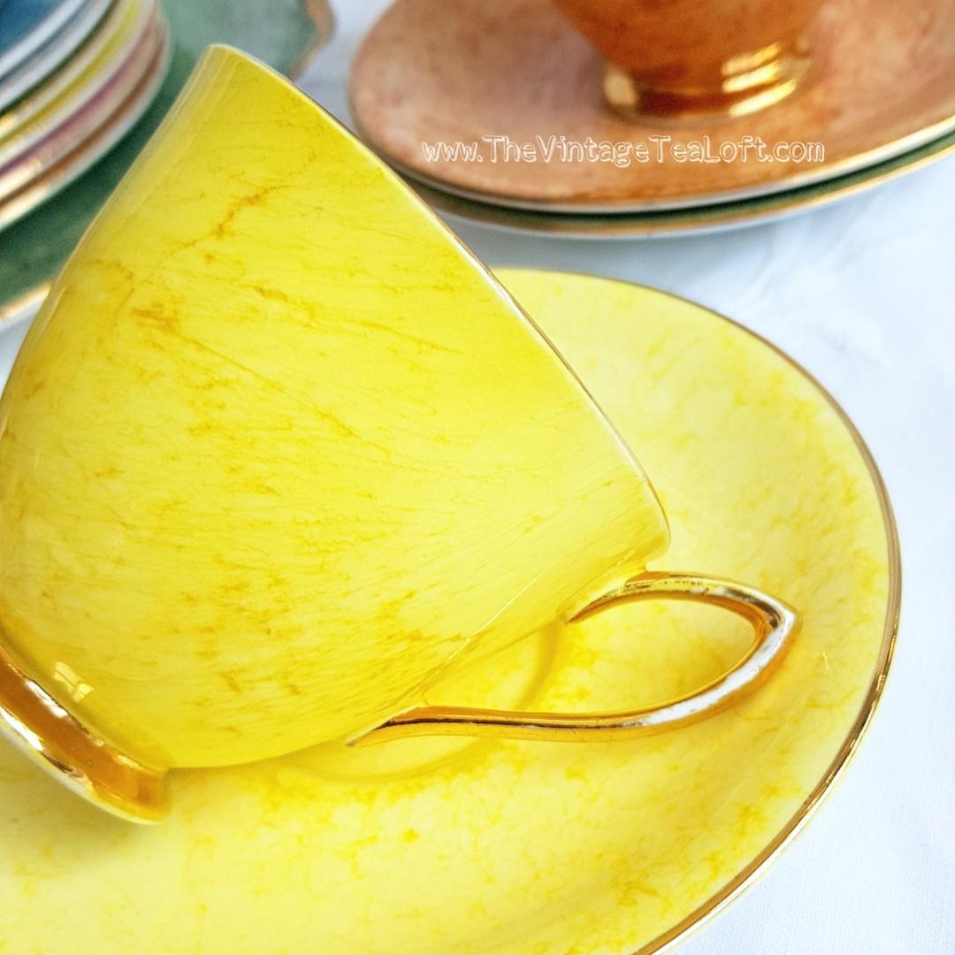 SOLD!!! Vintage Royal Albert Harlequin Tea Set for 6, Hobbies & Toys ...