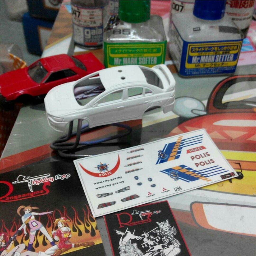 Water Decal PDRM Helang for tomica Hotwheels, Hobbies & Toys ...